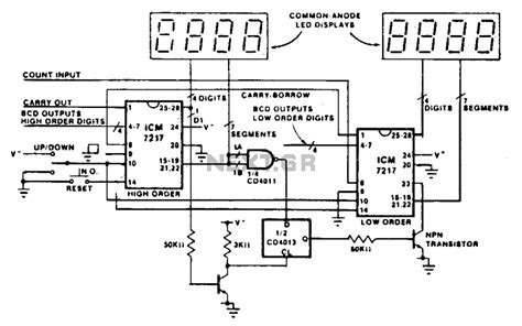 4 Digit Up Down Counter Circuit Diagram Wiring Boards