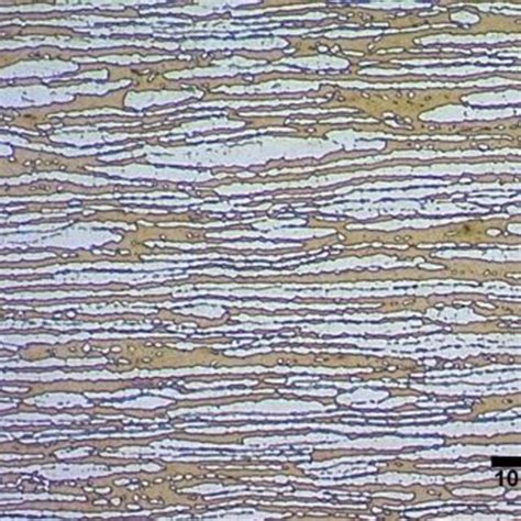 Typical Microstructure Of Superduplex Stainless Steel Bright Fields
