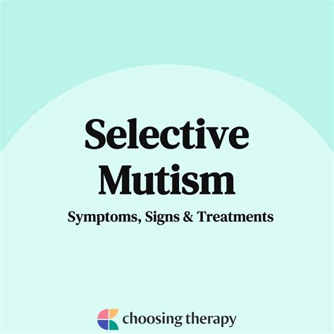 Selective Mutism Symptoms Signs And Treatments