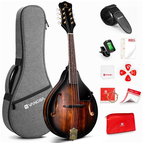 Vangoa Mandolin Instrument A Style Acoustic Mandolin Musical Instrument Solid