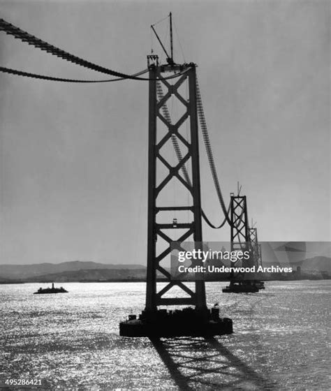Oakland Bay Bridge Construction Photos And Premium High Res Pictures Getty Images
