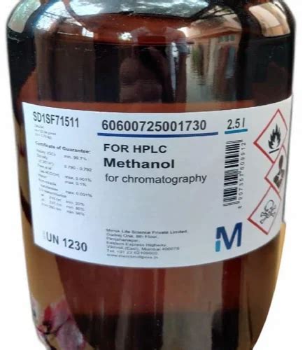 Methanol Hplc Grade Purity 100 At Best Price In Bengaluru Id 27021345897