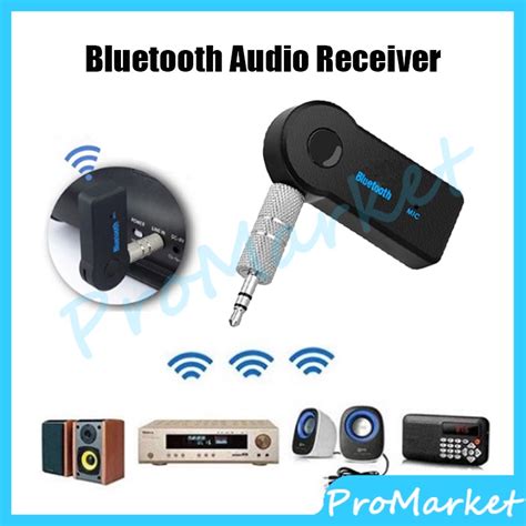 Jual Bluetooth Audio Receiver Music Wireless Handsfree Car Connector HP Speaker Alat Pemancar