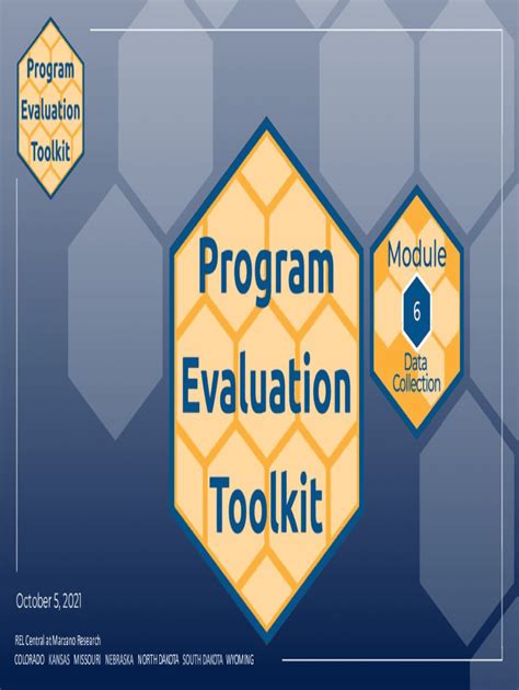 Fillable Online Ies Ed Program Evaluation Toolkit Module 6 Chapter 1