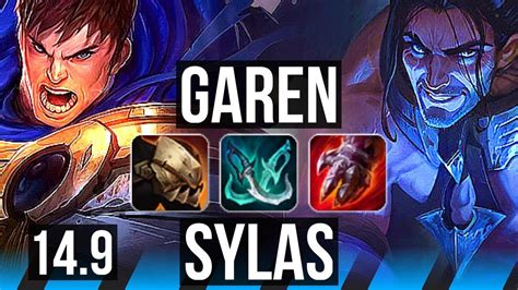 Garen Vs Sylas Mid Rank 6 Garen 1426 Legendary Jp Master 14