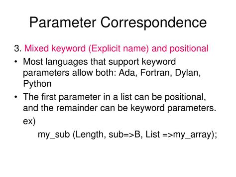 Ppt Ch9 Parameter Passing Powerpoint Presentation Free Download