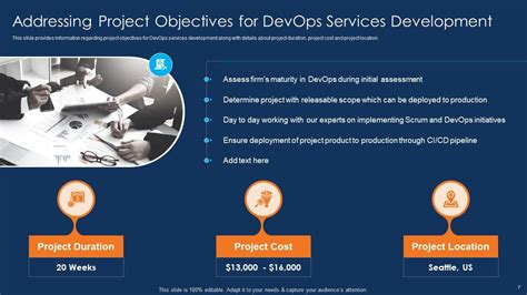 Devops Development And Consulting Proposition Diapositives De Présentation Powerpoint It