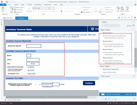 Using Articulate Storyline 360 Variables To Do Percentage Calculation