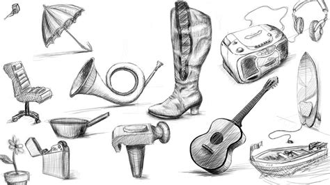 Drawings Of Random Objects
