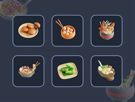 3d Asian Food — 3d Assets On Ui8 Asian Recipes Food Asian