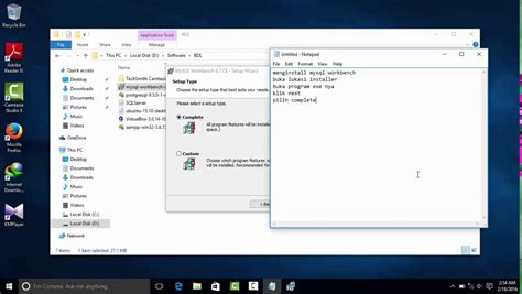 Install Mysql Workbench Windows Tutorial Youtube