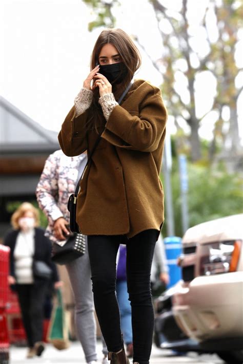 Lily Collins Shopping At Trader Joes In Los Angeles 01282021