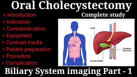 Oral Cholecystography Procedure Biliary System Imaging Part 1