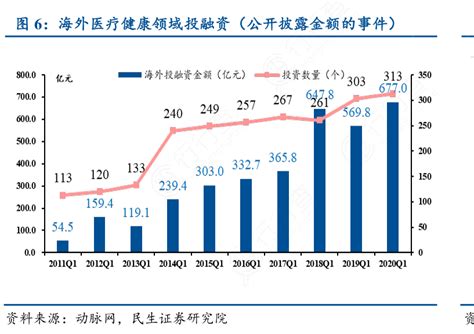 图6：海外医疗健康领域投融资（公开披露金额的事件）行行查行业研究数据库