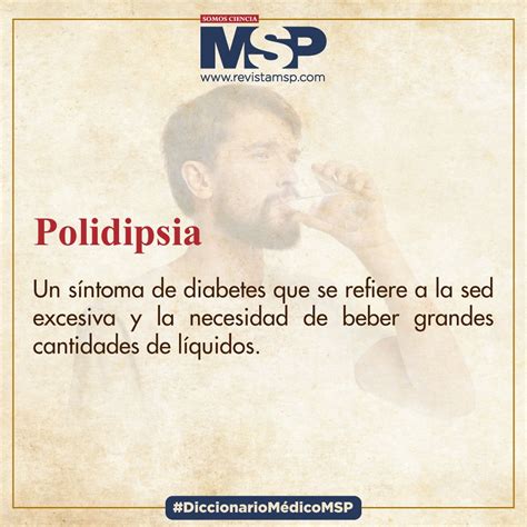 Diccionariomédicomsp Polidipsia Diabetes Msp Msplíderespioneros