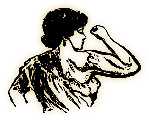 Strong Girls Clipart