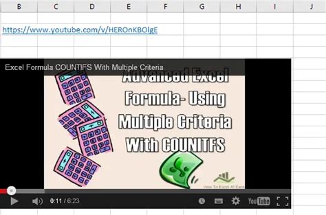 How To Embed You Tube Videos In Excel
