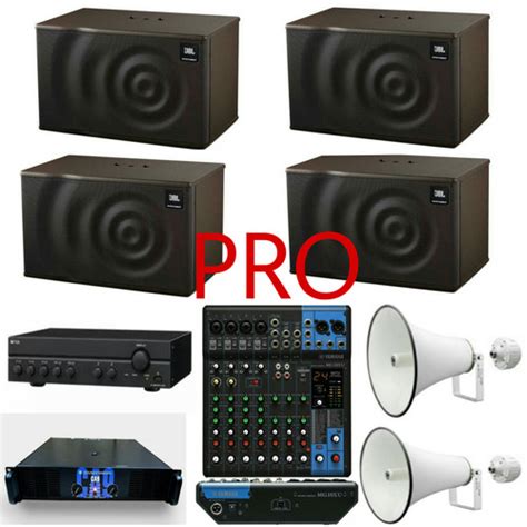 Jual Paket Sound System Masjid Speaker JBL 10 Inch Mixer YAMAHA Jakarta Barat Stempel Pro
