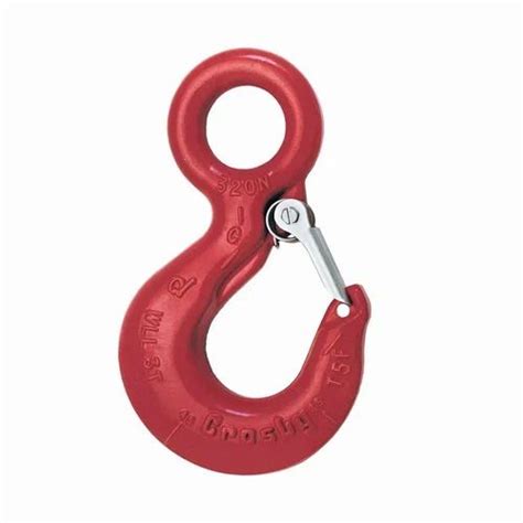 Alloy Steel Eye Hook With Safety Latch 10 Mm Grade 80 2 Ton Wll At