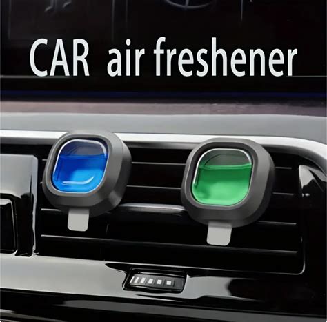 5pcs Car Air Conditioning Vent Air Fresheners Long Lasting Fragrance