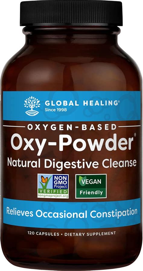 Global Healing Center Oxy Powder Colon Cleanse Detox Oxygen Based