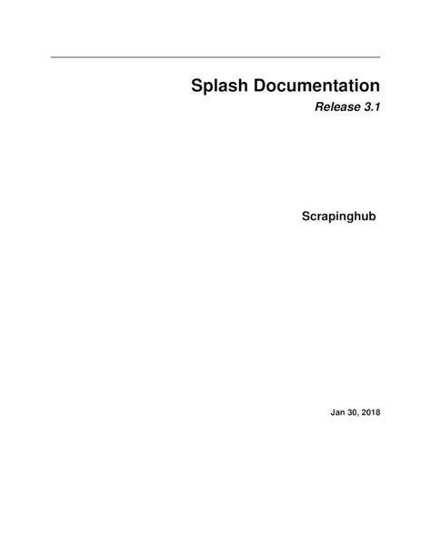 Pdf Splash Documentation Dokumen Tips
