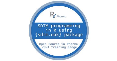 Sdtm Programming In R Using Sdtmoak Package Was Issued By Open
