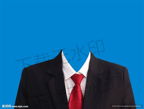 女士红色领带西装设计图 其他 PSD分层素材 设计图库 昵图网