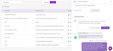 Two Way Communication Via Customer Portal Chisel Help