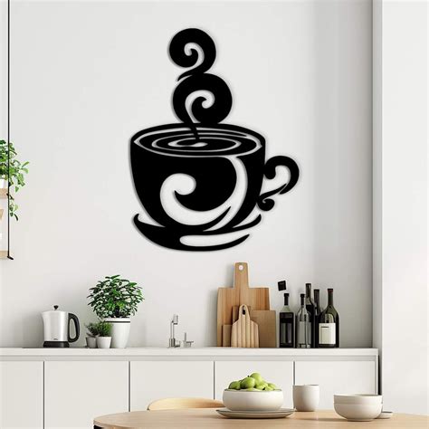 Сучасна картина на кухню Woodyard декор для кімнати Кава на двох декоративне панно 70x53 см