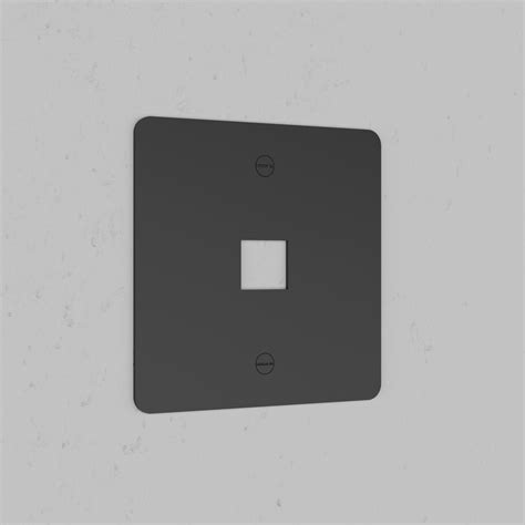 Single 1x Keystone Module Plate Bronze Components Sockets And Modules