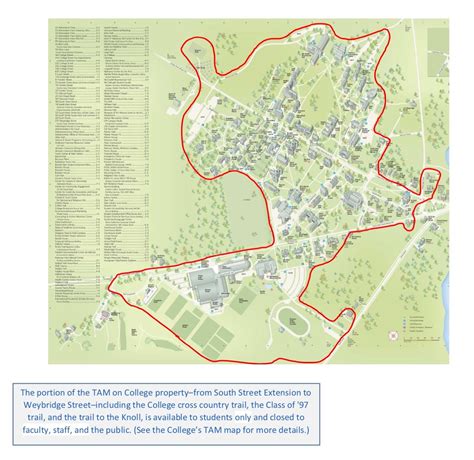Wellesley College Campus Map