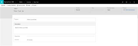 Activities In Dynamics 365 Carl De Souza