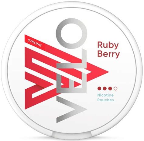 Снюс Velo Ruby Berry 3 точки Шведська 14мг купить по цене 230 грн