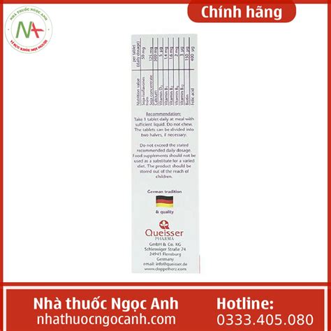 Viên Uống Doppelherz Aktiv Active Meno Có Tốt Không Cách Sử Dụng Giá