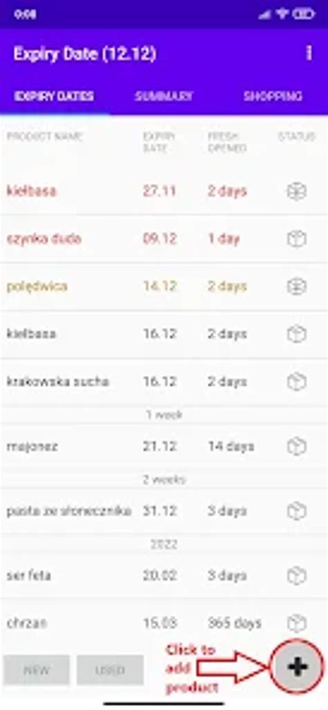 Android Için Expiry Date Apk İndir