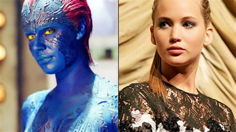 Jennifer Lawrence Appears Nearly Naked As Xmen
