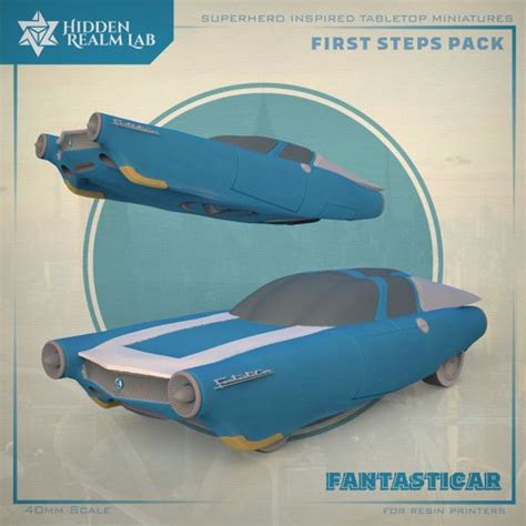 🎲 Fantasticar First Steps Pack・ 3d File For 3d Printing・cults