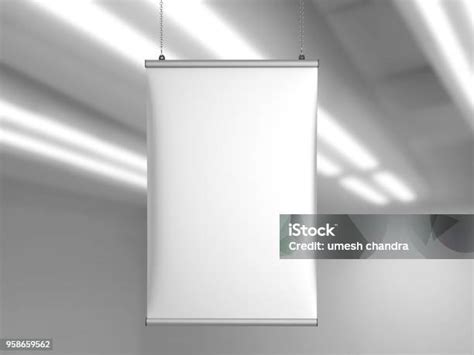 알루미늄 스냅 그립 천장 배너 포스터 걸이 매달려 포스터 레일 포스터 걸이 3d 렌더링 그림입니다 슈퍼마켓에 대한 스톡 사진 및 기타 이미지 Istock