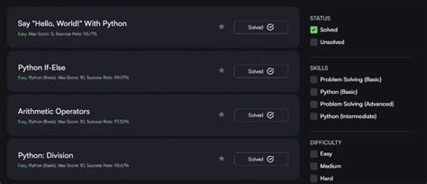 Python Coding Hackerrank Problemsolving Learning Srimadhi A