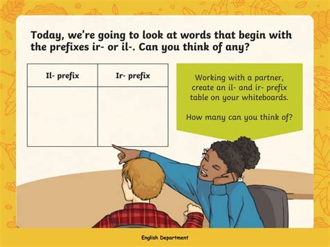 1 Prefixes Ir And Il In English Language Ppt