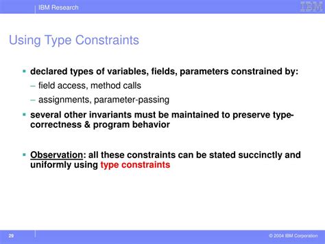 PPT Applications Of Type Constraints In Software Engineering Tools PowerPoint Presentation