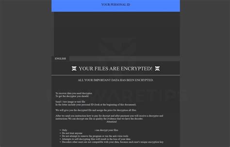 Remove Your Files Are Encrypted Ransomware Virus [guide]