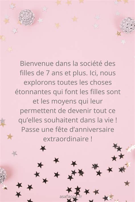 25 Textes Danniversaire De 7 Ans Pour Garçon Et Fille