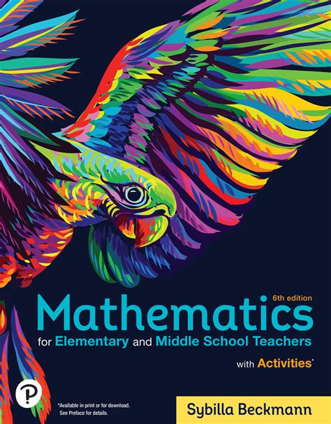 ebook pdf mathematics for elementary and middle school teachers