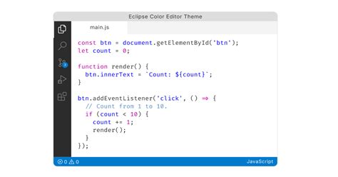Eclipse Color Editor Theme By Agostino Abbatecola Vs Code Themes