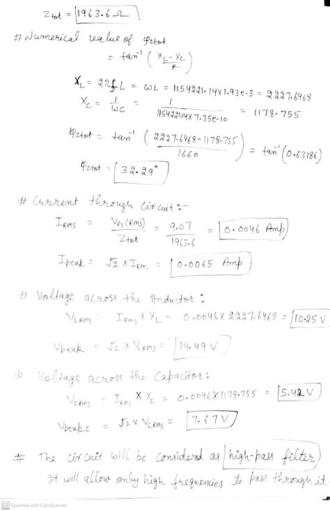 [solved] Shown In The Figure Below Is An Rlc Circuit Driven By An Ac Power Course Hero