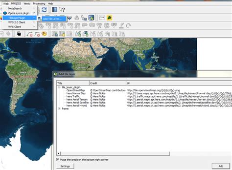 Using Here Background Maps In Qgis Geographic Information Systems