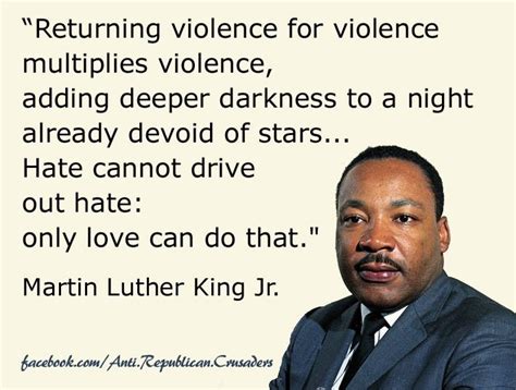 Martin Luther King Quotes On Violence Quotesgram