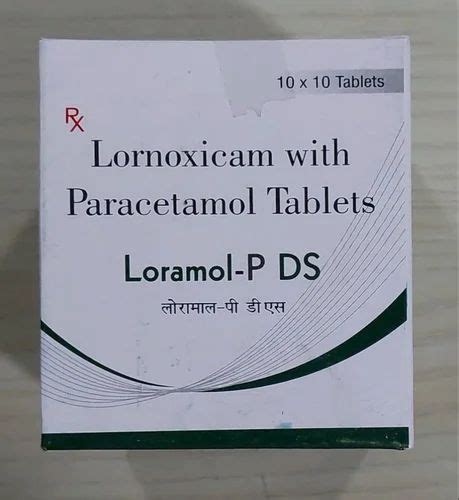 Lornoxicam Paracetamol Tablet At Rs 139 Stripe Lornoxicam Paracetamol Tablet In Coimbatore